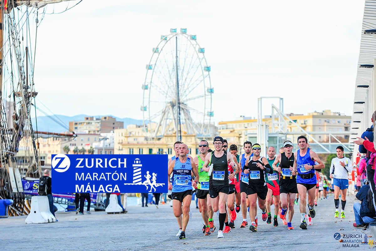 Zurich Maratón Malaga, corre 42k o 21k en la costa mediterránea