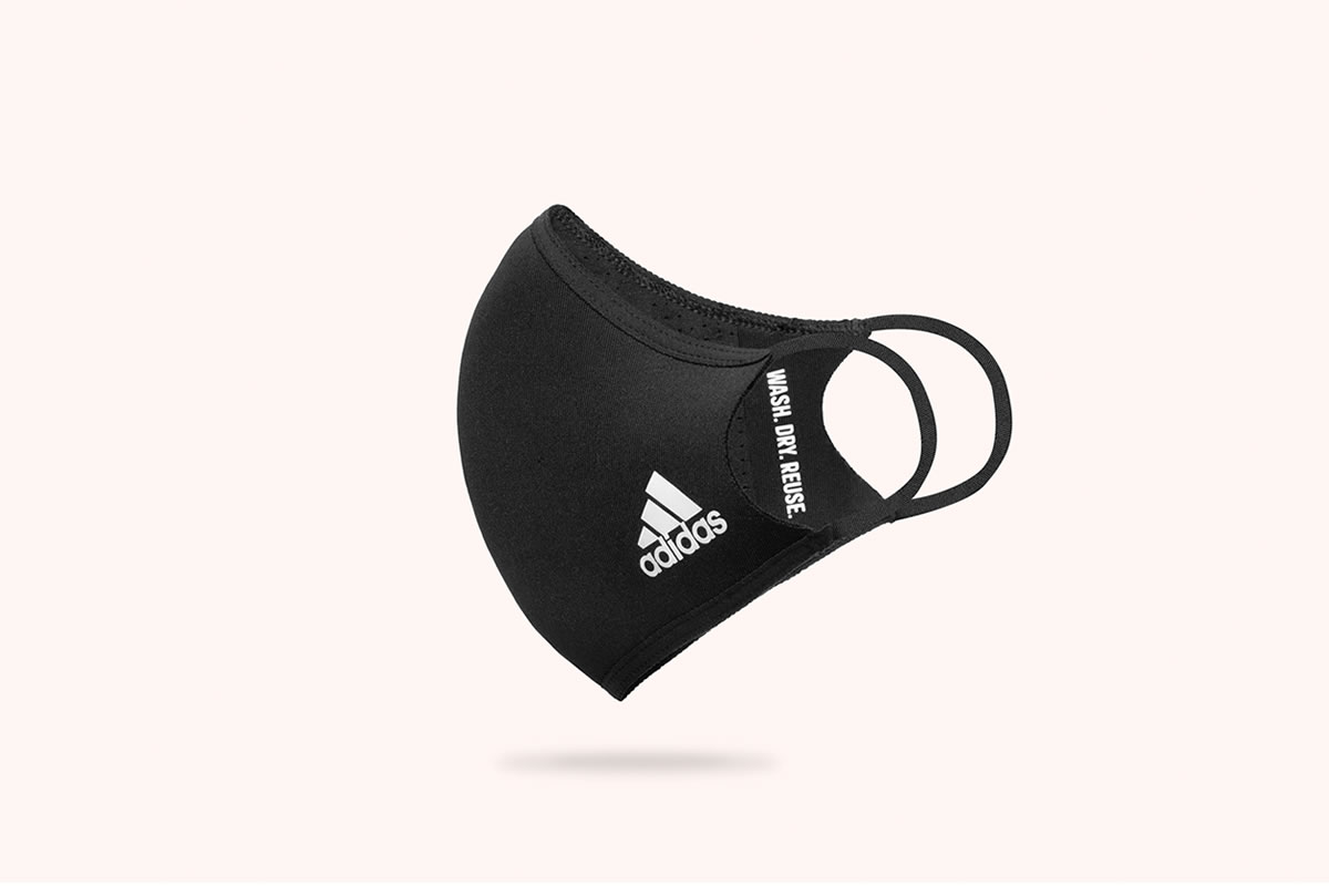 adidas Face Covers reutilizables, al comprar donas frente al Coronavirus